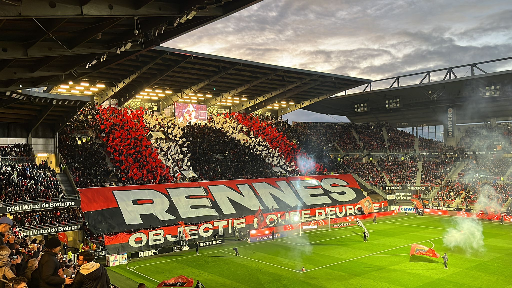 Stade rennais - Lens : le tifo du RCK ! - Stade Rennais Online